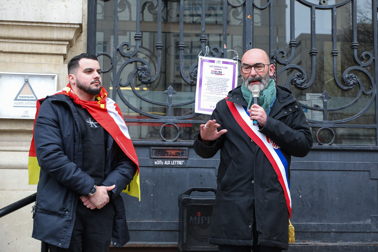 Contre la réforme des retraites | Ville d'Ivry-sur-Seine
